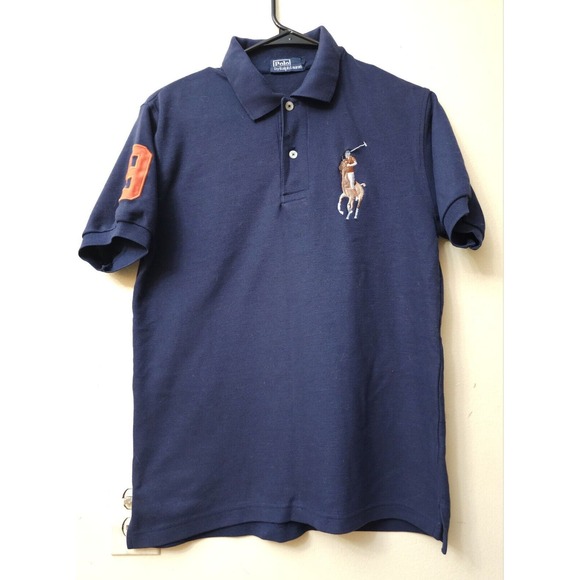 Polo Ralph Lauren | Shirts | Polo Ralph Lauren Mens Polo Shirt Blue Big Pony Rugby Casual Sports ...